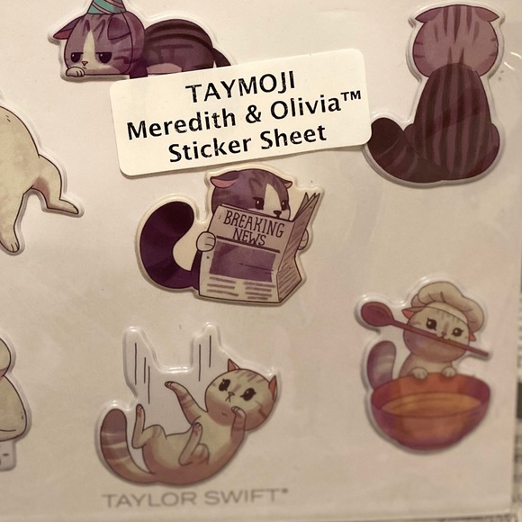 Taylor Swift | Accessories | Taylor Swift Cats Cat Sticker Stickers New ...